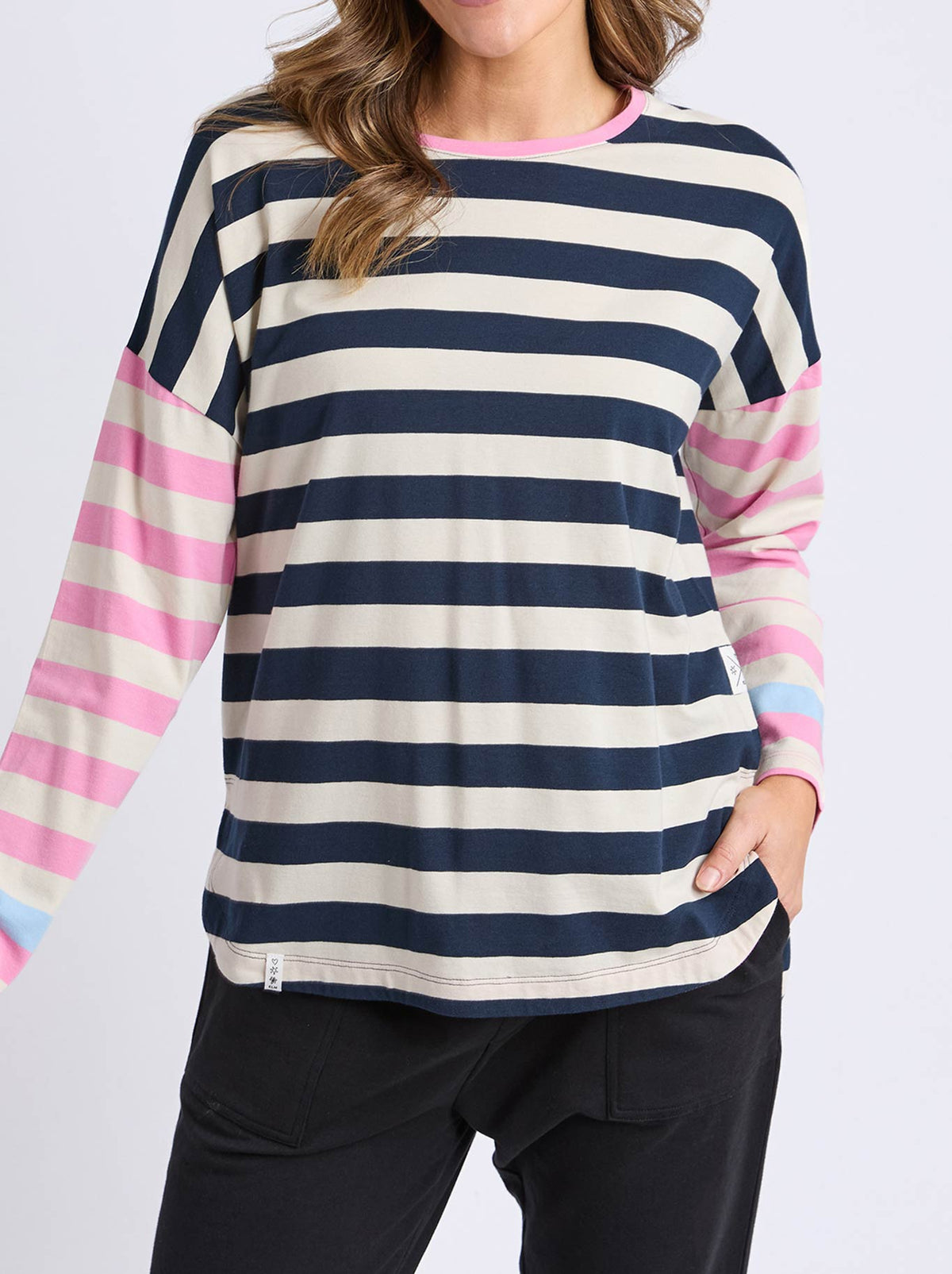 ELM GAEB STRIPE LONG SLEEVE TEE – Yeltuor