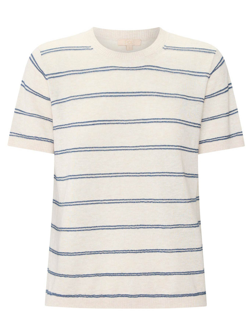 POL SABLE LUREX STRIPE TEE – Yeltuor