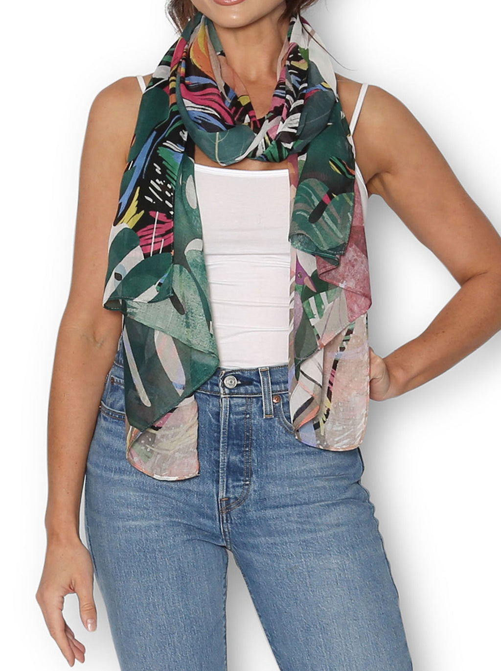THE ARTISTS LABEL TROPICAL PARADISE SCARF – Yeltuor